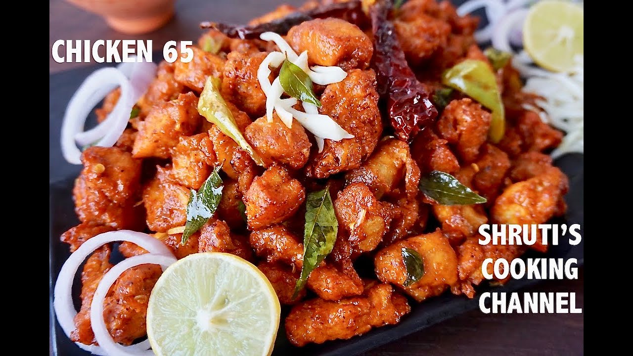 chicken 65 recipe | restaurant style chicken 65 | spicy chicken 65 ...