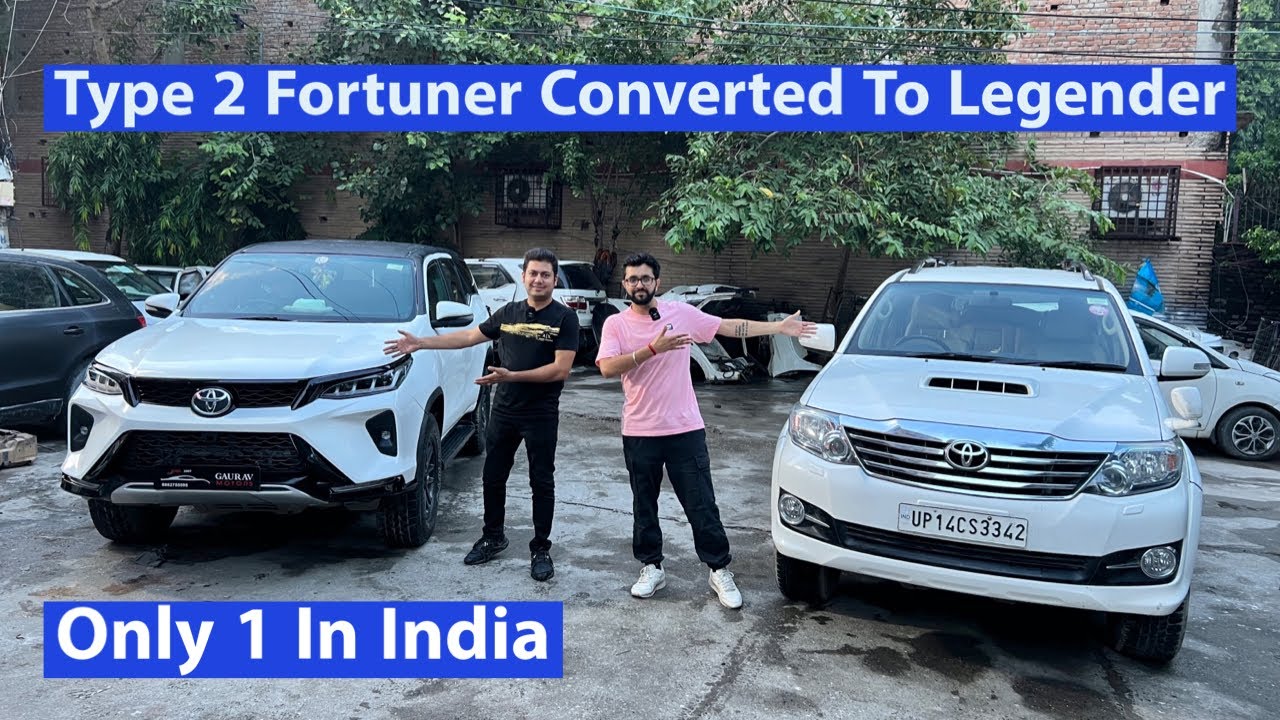 Toyota Fortuner Type 2 Converted To Legender | Only 1 In India ...