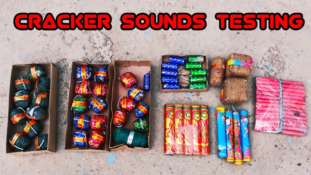 LOUD SOUND CRACKER TESTING - YouTube