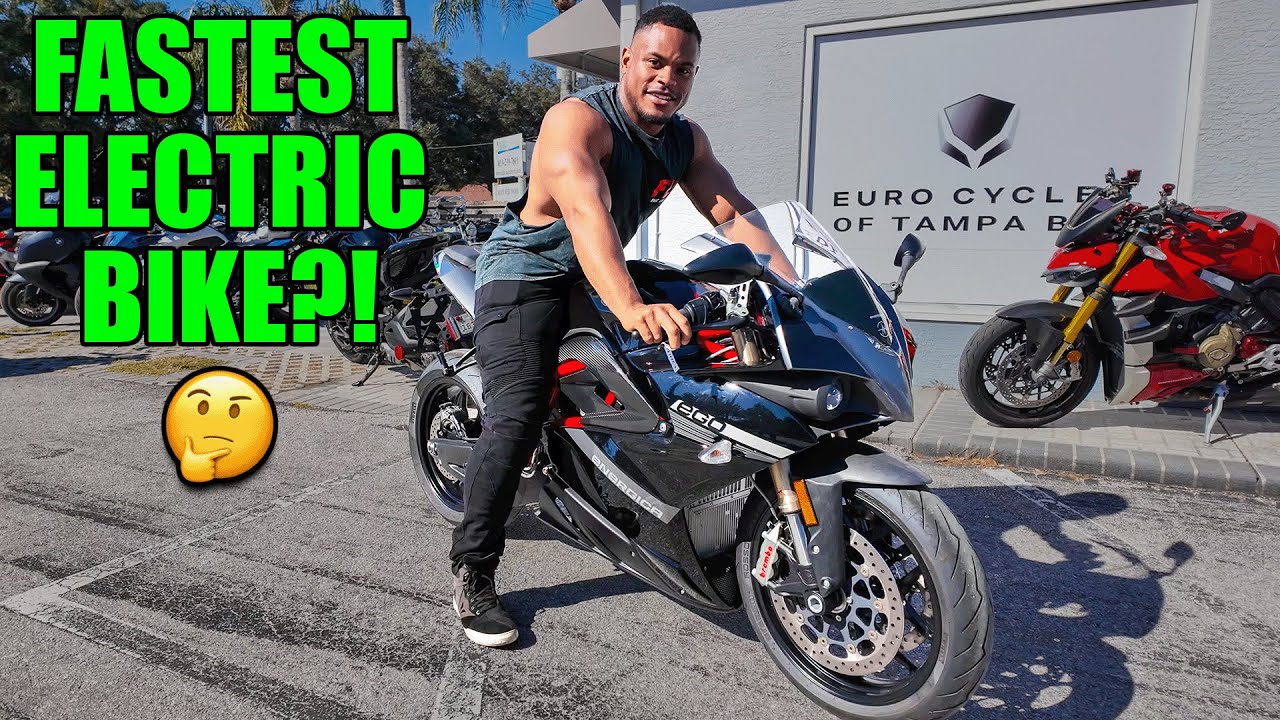 Energica Ego First Ride & Review 🔋 (Electric Motorcycle) - YouTube