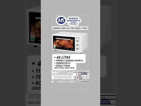 Mutfakta Lezzet Devrimi! 🥧Şamdan 2003 Köşeli Fırın / Midi Fırın / Mini Fırın