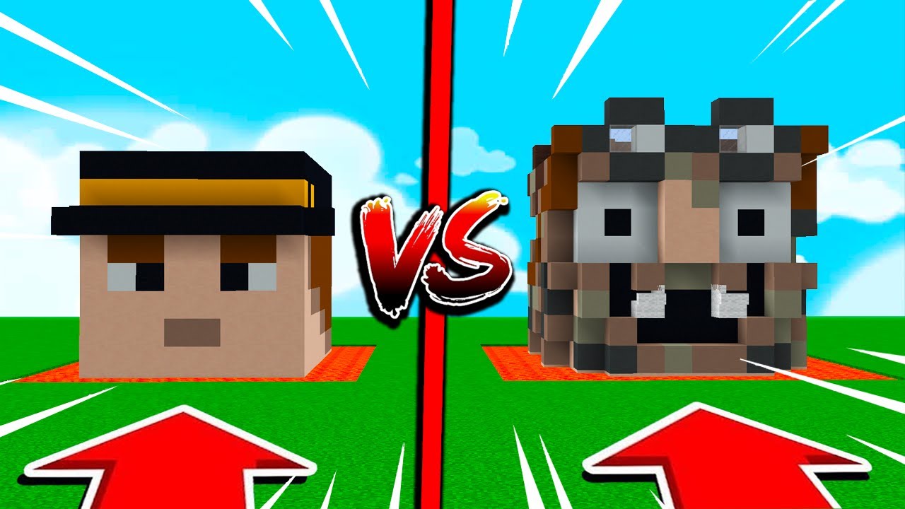 TETE DE AWARIZ vs TETE DE DEDE SUR MINECRAFT ! - YouTube