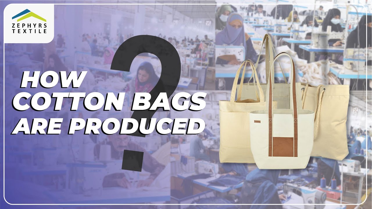 Canvas Cloth Bag Manufacturing in Pakistan - YouTube