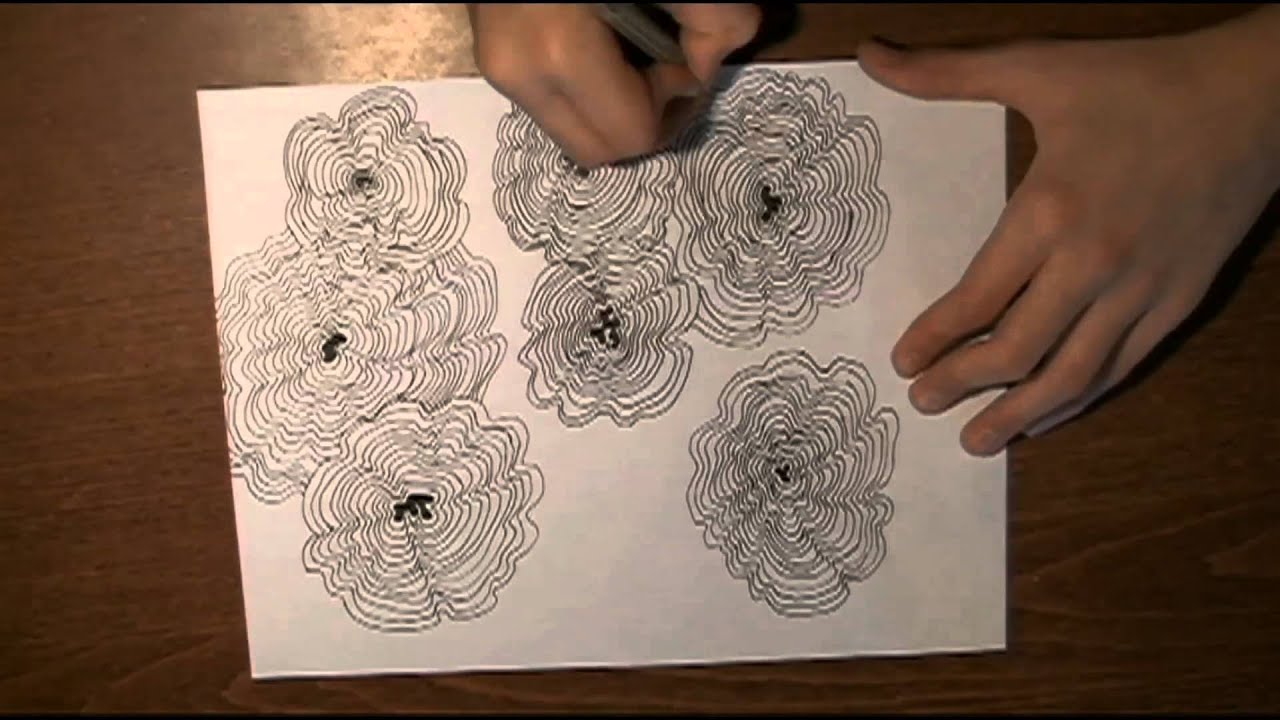 Drawing a page full of blobs! - YouTube
