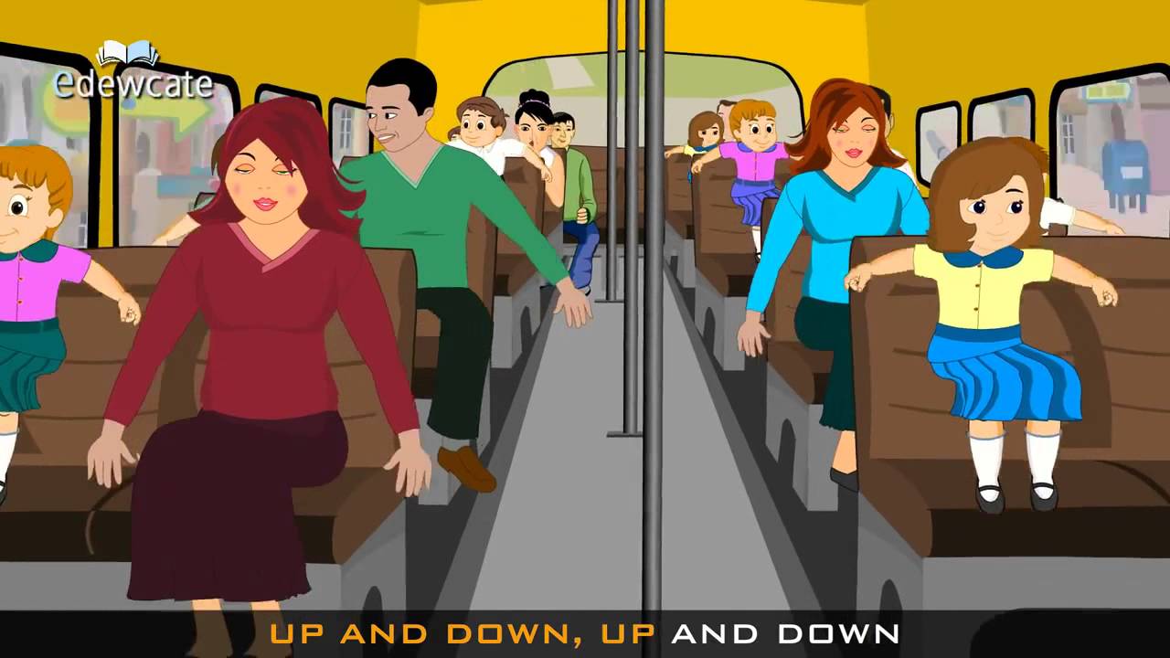 Wheels on the bus go round and round - YouTube