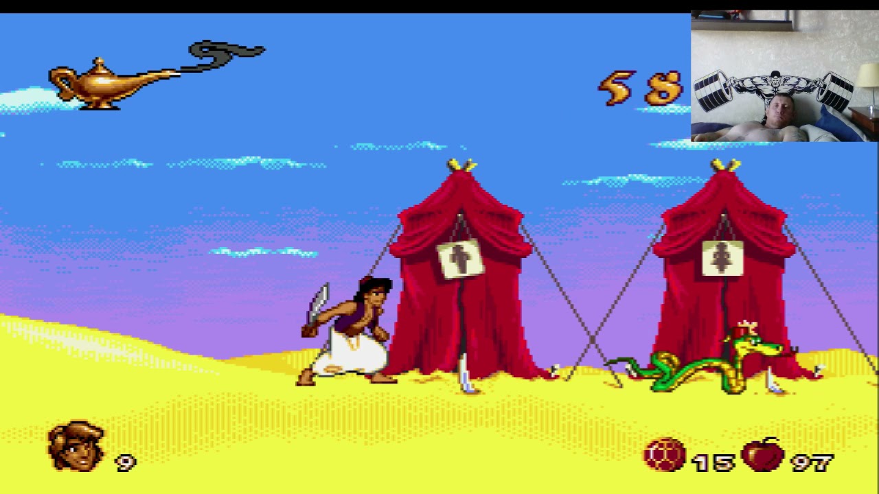 Retro game Alladin SEGA - YouTube