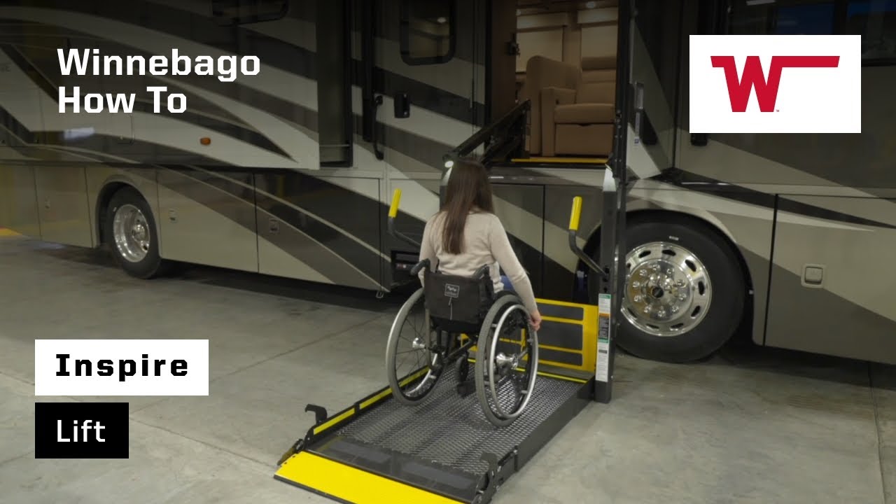 Winnebago Inspire How To: Wheelchair Lift - YouTube