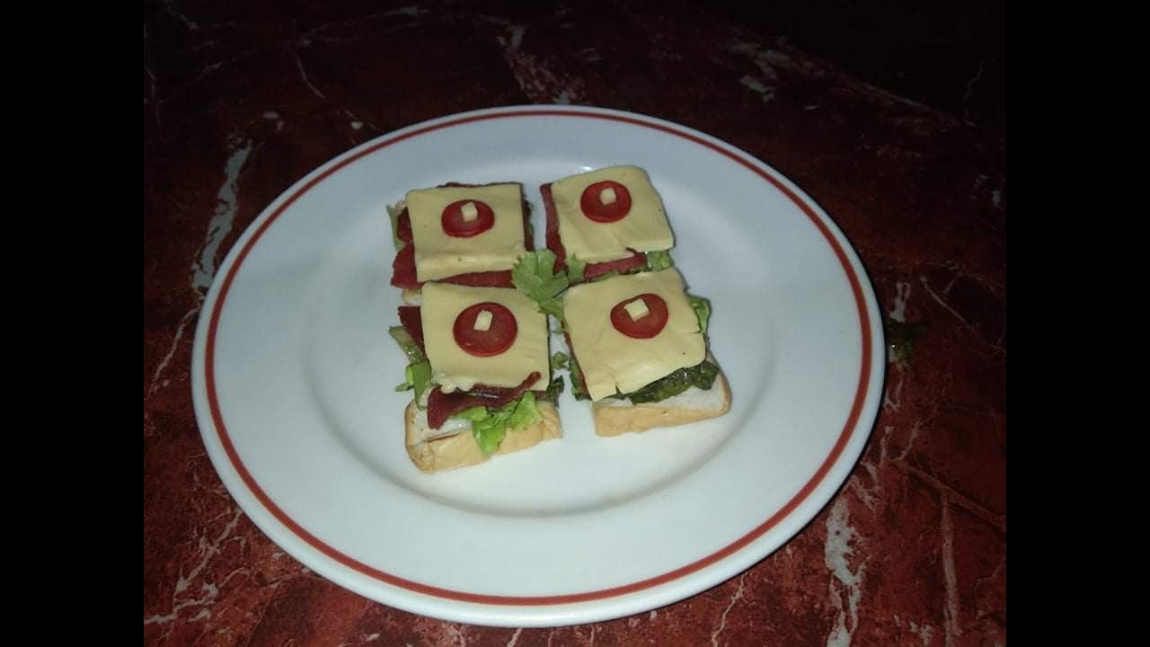 How to make Ham and Cheese Canapes|easy way to make affordable ...