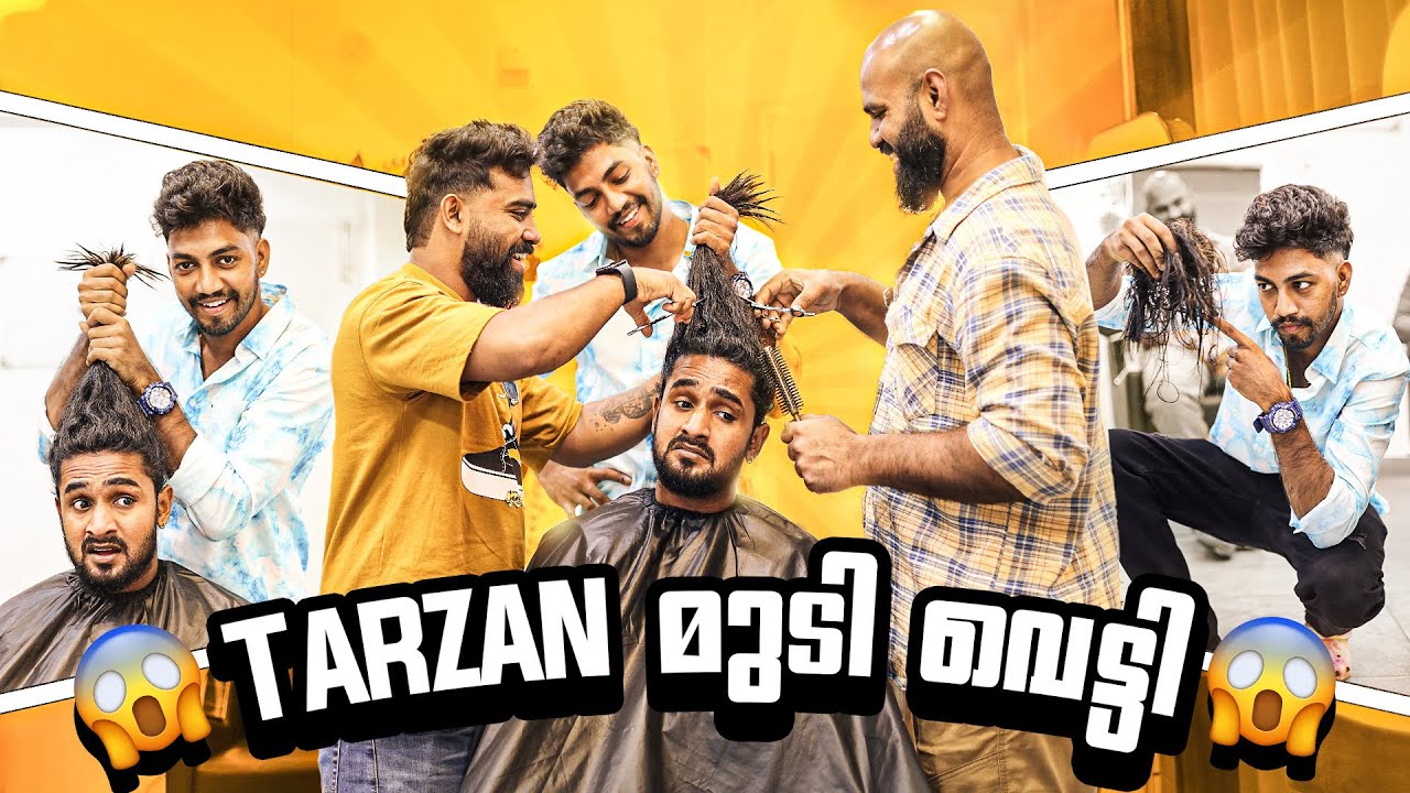 Tarzan 5 വർഷങ്ങൾക്ക് ശേഷം മുടി വെട്ടി..😳😭 - YouTube