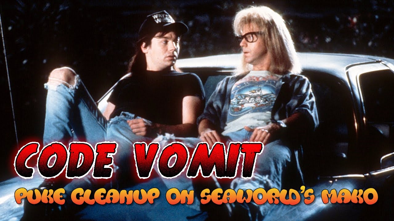 EMERGENCY CODE VOMIT! Sea World Staff Cleans Up Puke Hurled on Mako ...