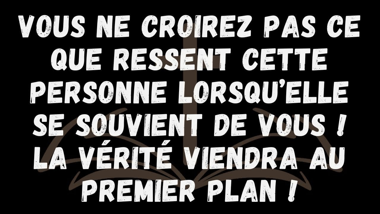 Vous ne croirez pas ce que ressent cette personne lorsqu’elle se ...