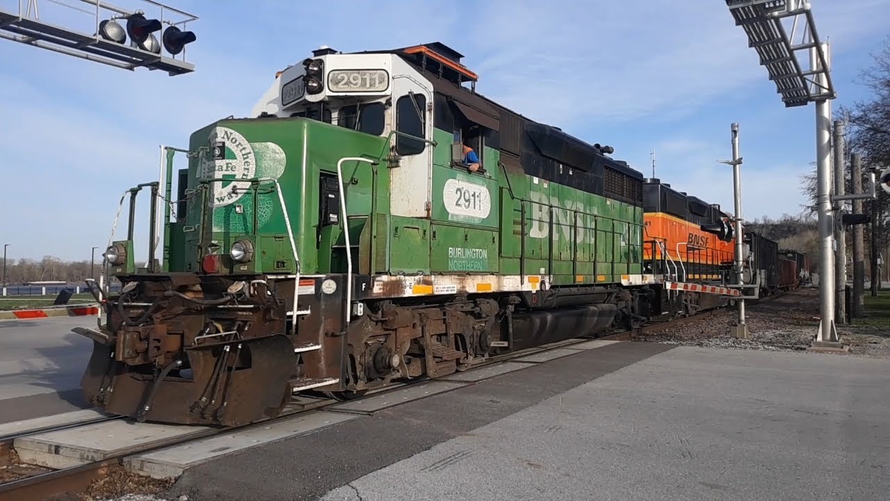 Train action the BNSF Hannibal Sub! April 2024 - YouTube