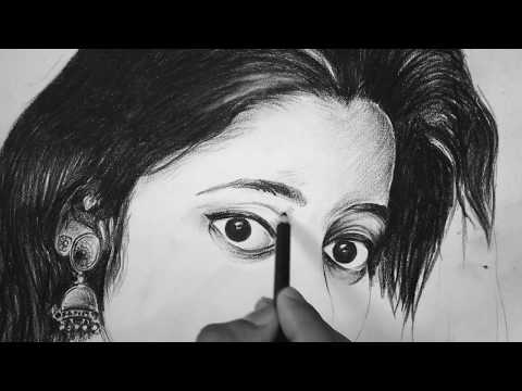 Pencil rendition | Charcoal | Sukanya