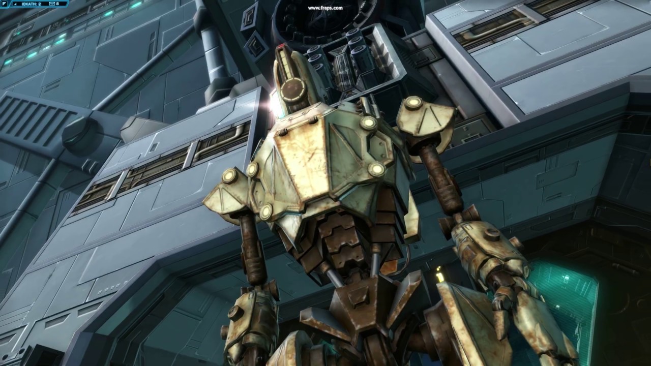 Swtor: Giant Robot scene - YouTube