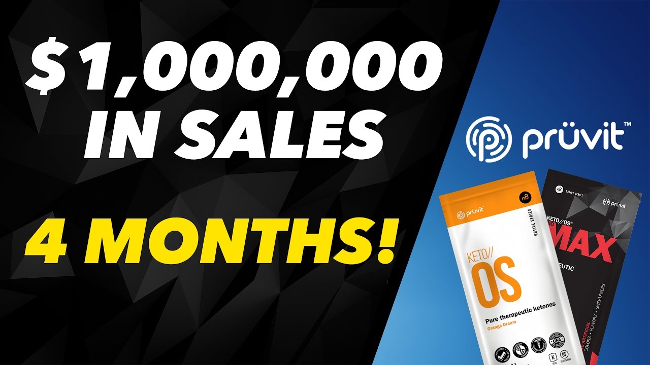 Pruvit Keto OS Comp Plan - $1 Million in team sales in 4 months - YouTube