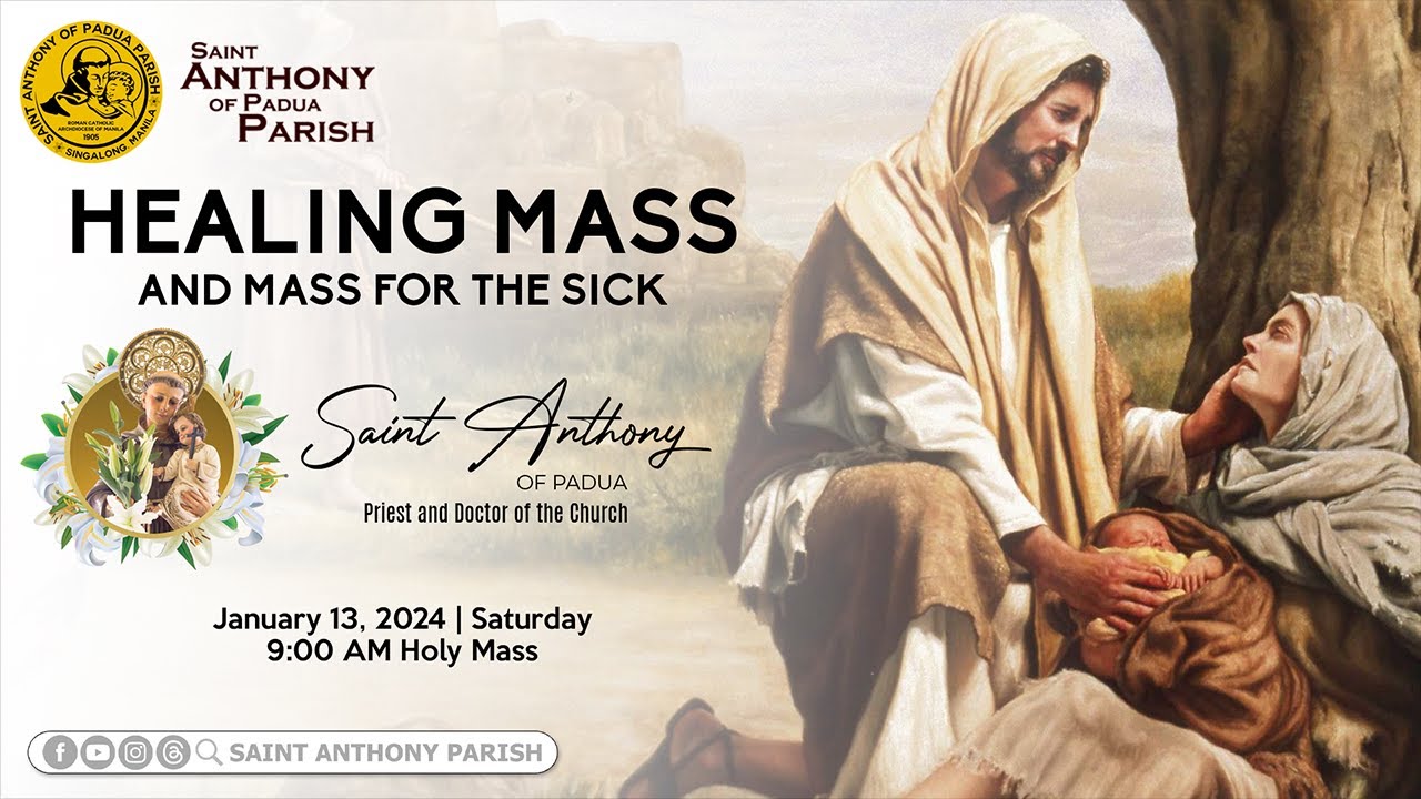 Healing Mass and Mass for the Sick | 9:00 AM Holy Mass | January 13 ...