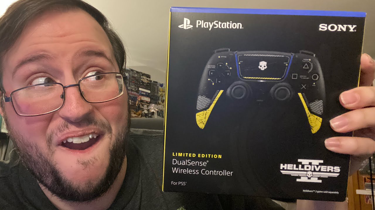HELLDIVERS 2 Limited Edition Dualsense Wireless Controller PS5 UNBOXING ...