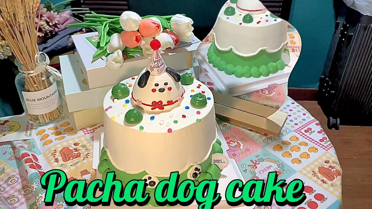 【Immersive cake making】pacha dos cake - YouTube