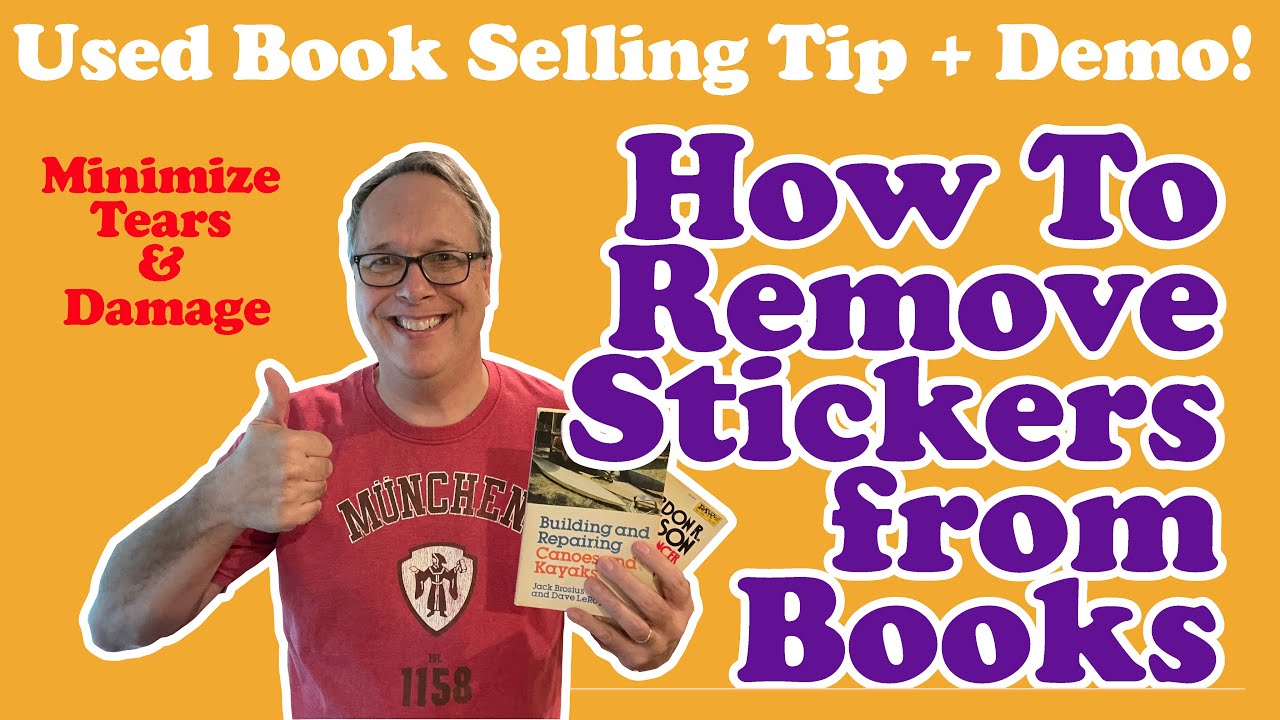 How to Remove Stickers from Book Covers! Minimize or Eliminate Damage ...