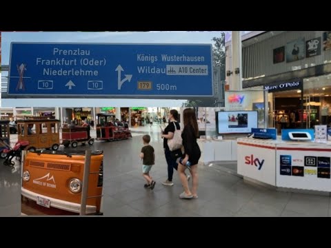 A10 shopping center in Wildau/Berlin - walking tour