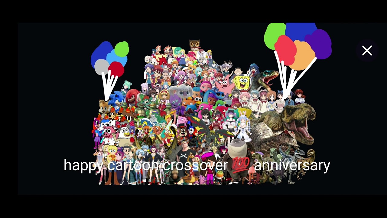 happy cartoon crossover 100th anniversary! - YouTube