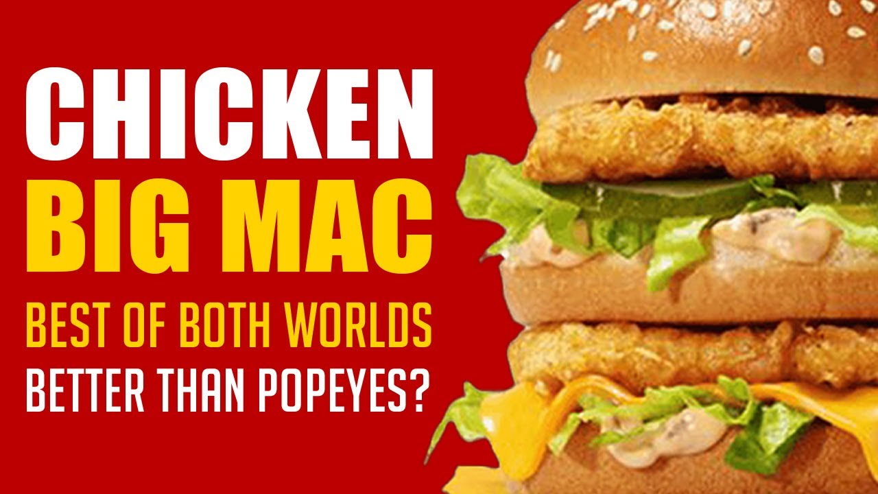 .McDonald’s Releases the Chicken Big Mac To the U.S.! October Surprise ...