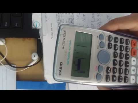 Cách nội suy 2 chiều bằng máy tính