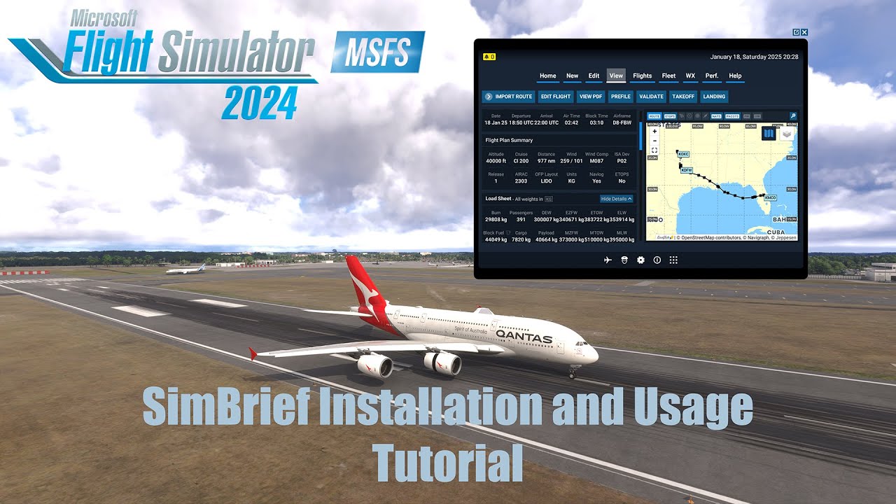 MSFS 2024 Simbrief Install and Use Tutorial #msfs2024 - YouTube