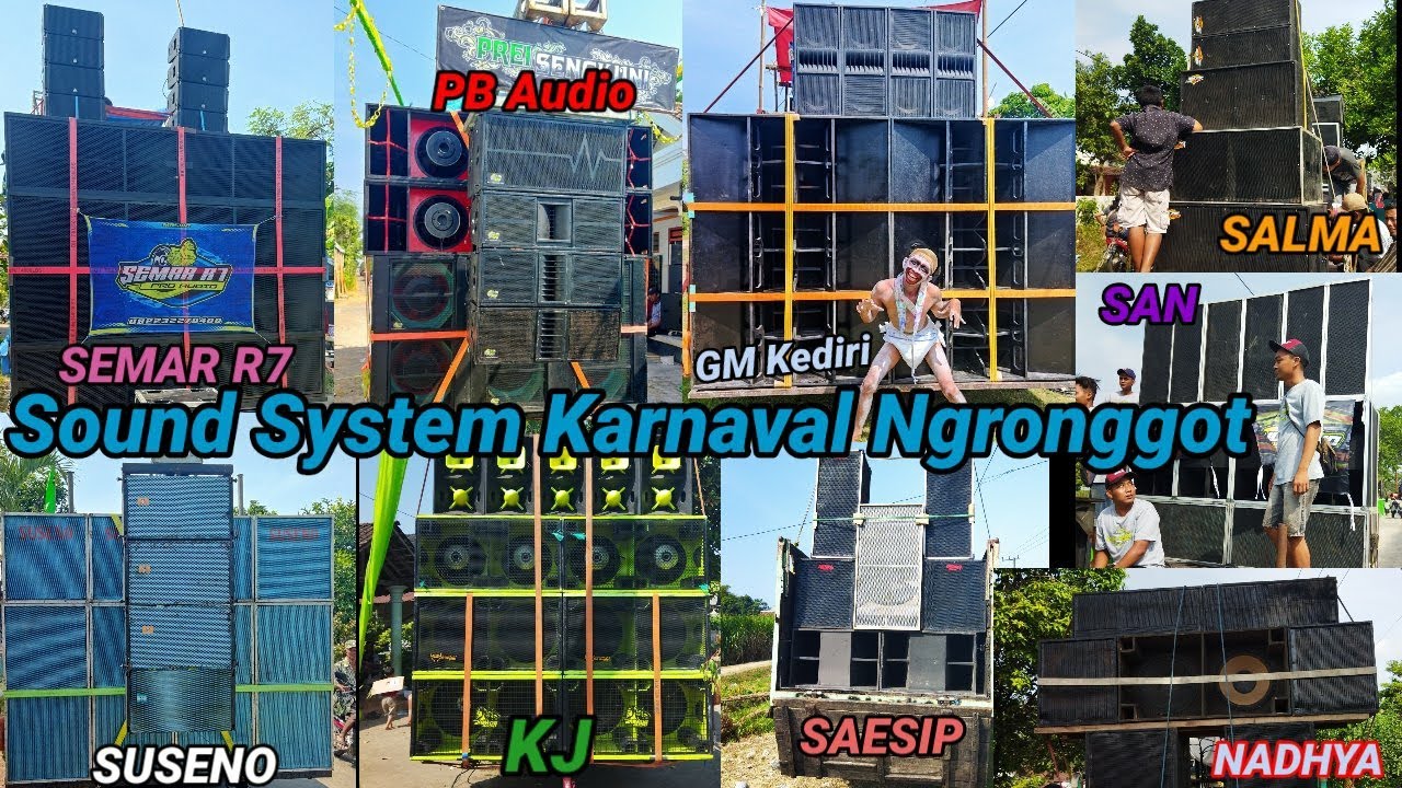 Daftar sound system Karnaval Nyadran Ds. Tempel Ngronggot Nganjuk - YouTube