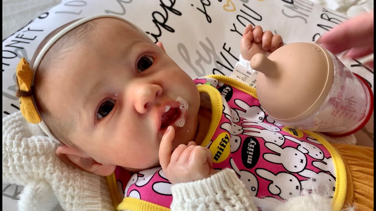 Reborn Night Routine baby Olivia Saskia Kit | Reborn role play - YouTube