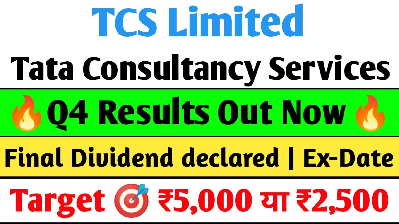 TCS Q4 Results 2025 | TCS Results today, TCS share latest news, TCS ...