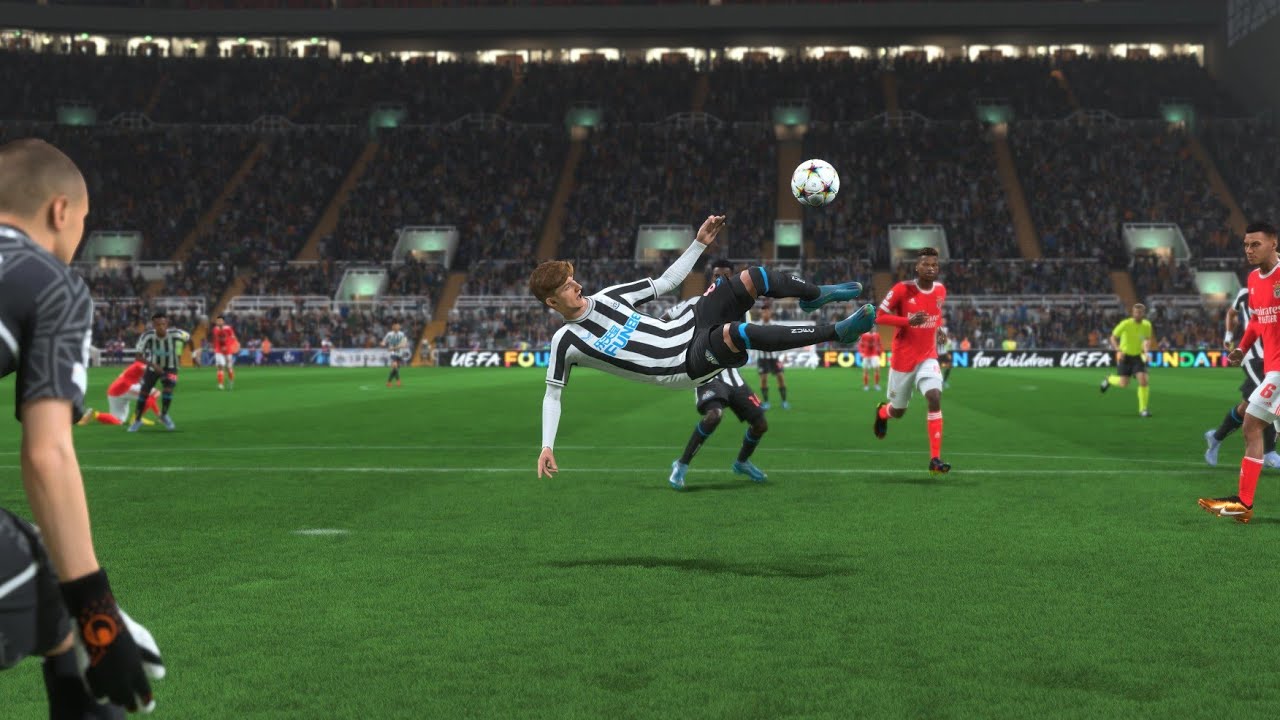 FIFA 23 PS5 - Anthony Gordon scissor kick attempt - YouTube
