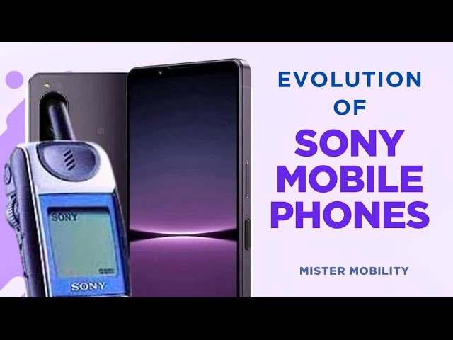 Sony Cell Phones 1990s