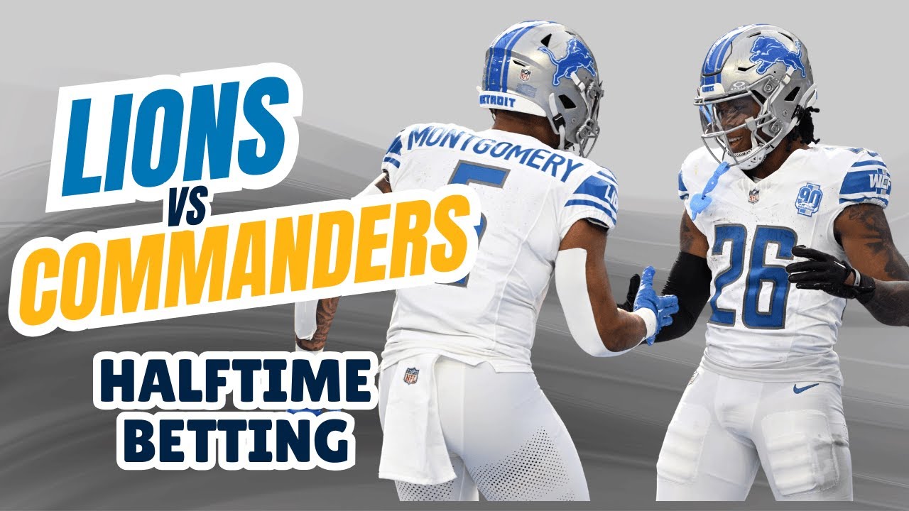Lions vs Commanders 2nd half betting LIVE HALFTIME STREAM - YouTube