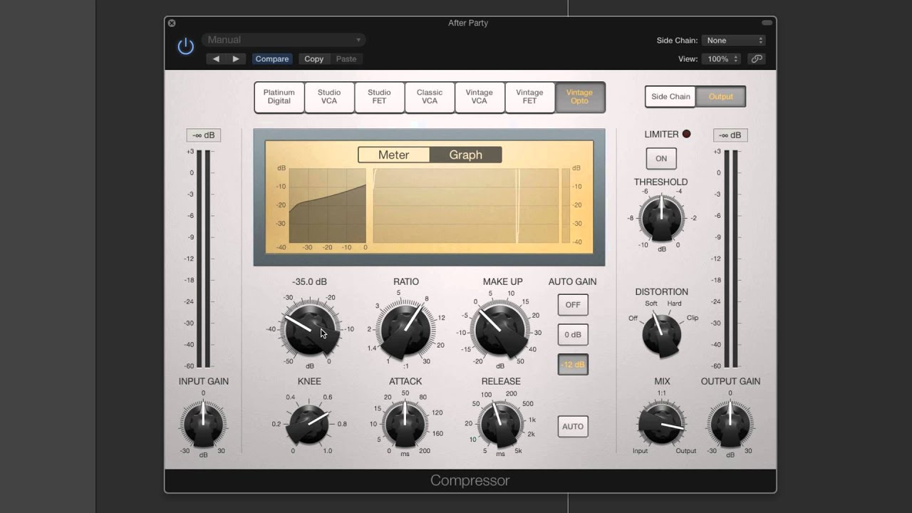 logic pro x 10.1 preview 4/5: New compressor - YouTube