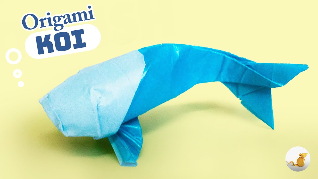Origami Fish Koi, Paper Origami Fish - YouTube