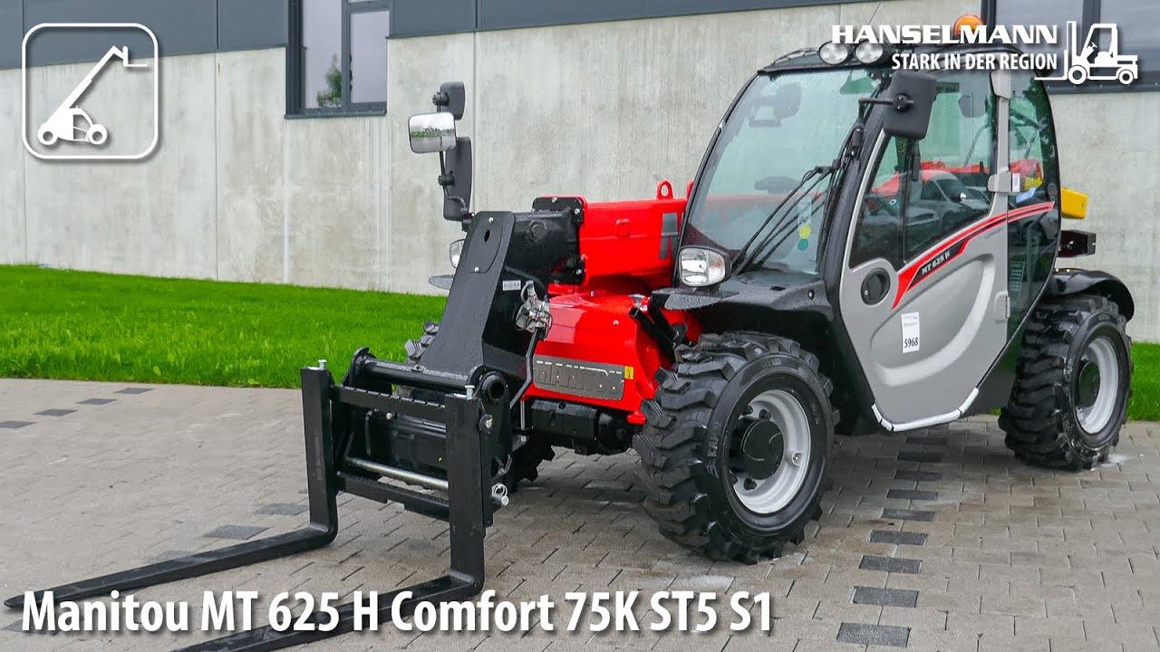 Manitou MT 625 H Comfort 75K ST5 S1 - YouTube