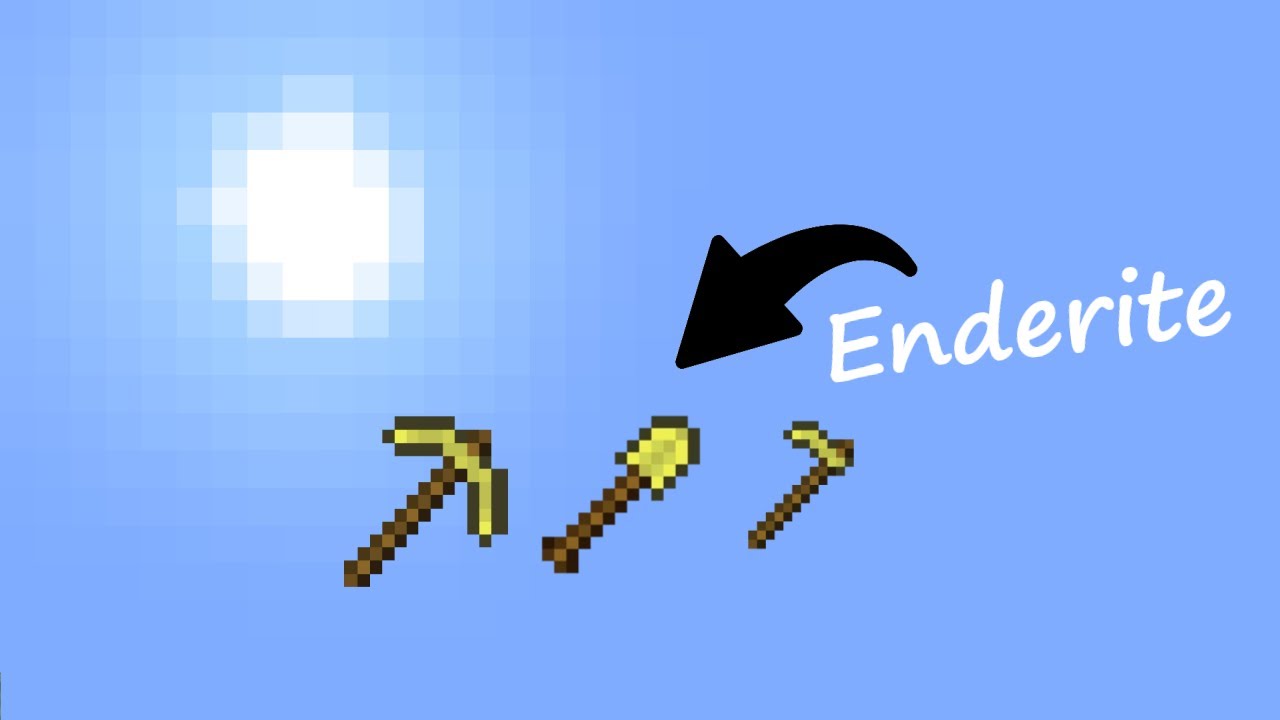 I added enderite tools to minecraft - YouTube