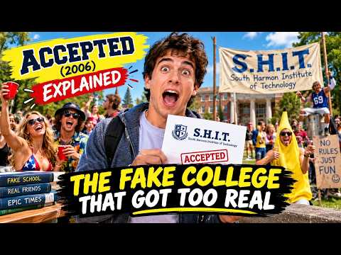 When you don't get accepted anywhere... you build your own college! 😂\