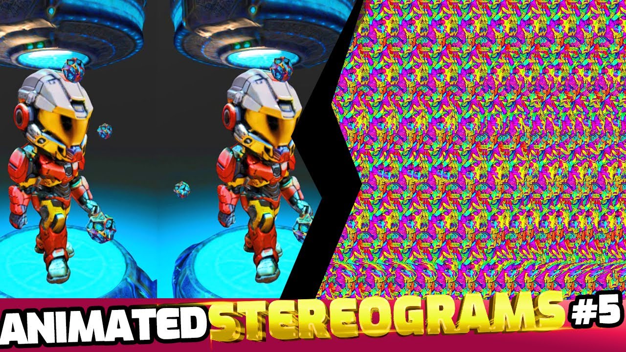 ANIMATED STEREOGRAMS 5 (MAGIC EYE PICTURES & ANSWERS & HOW TO SEE MAGIC ...
