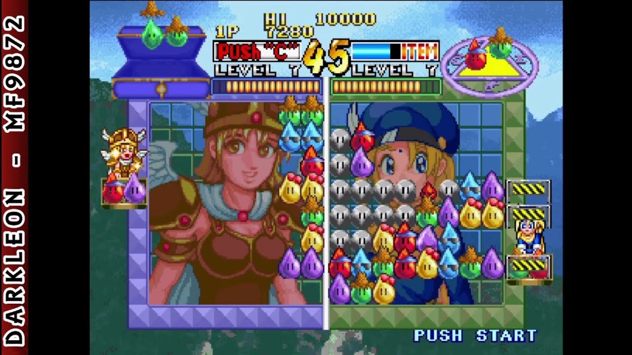 Neo Geo CD - Oshidashi Zintrick © 1996 ADK - Gameplay - YouTube