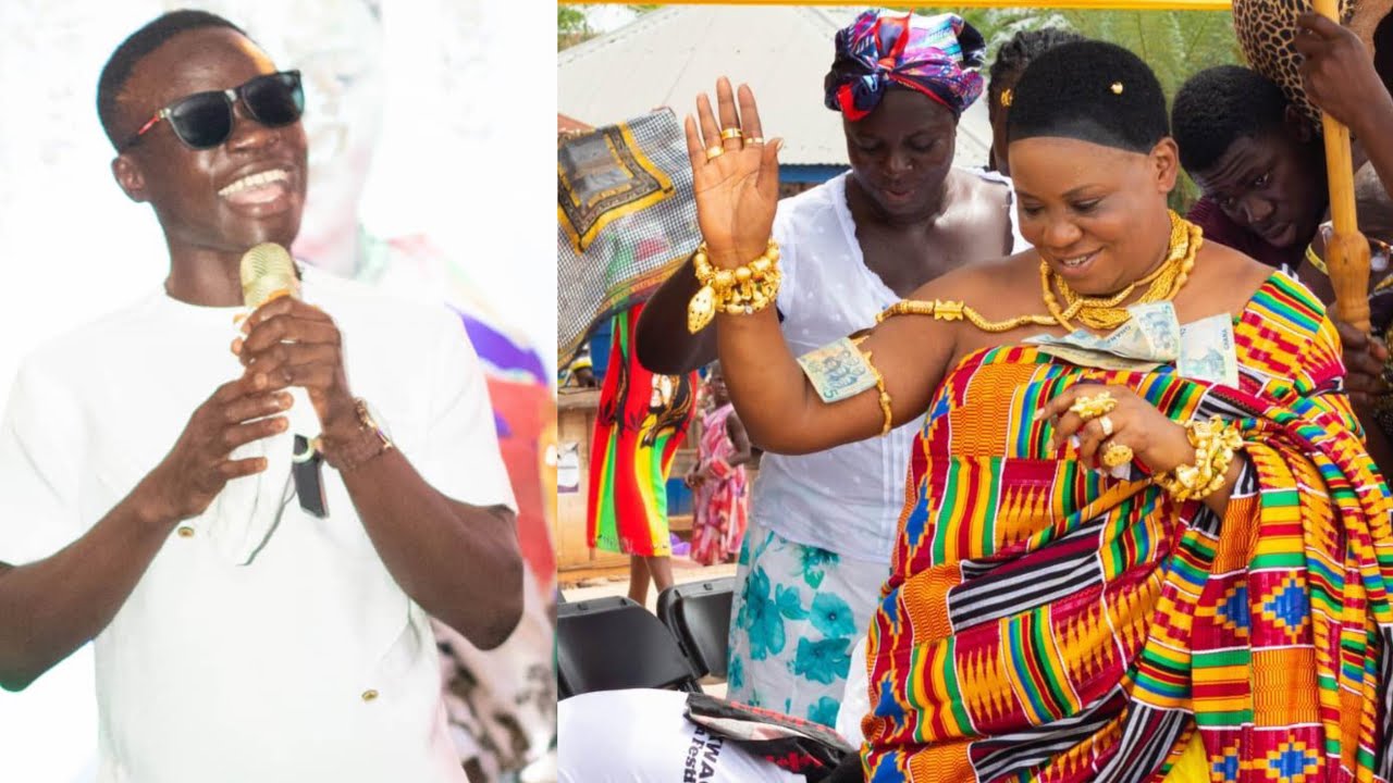This Queen mother couldn’t control her dance with Osei Blessing ...