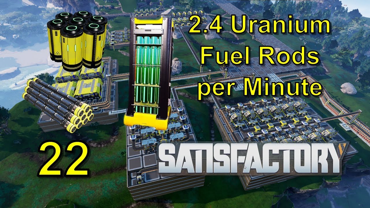 Nuclear Fuel Rod Production For All The Power In Satisfactory EP22 nuclear-fuel-rod-production-for-all-the-power-in-satisfactory-ep22