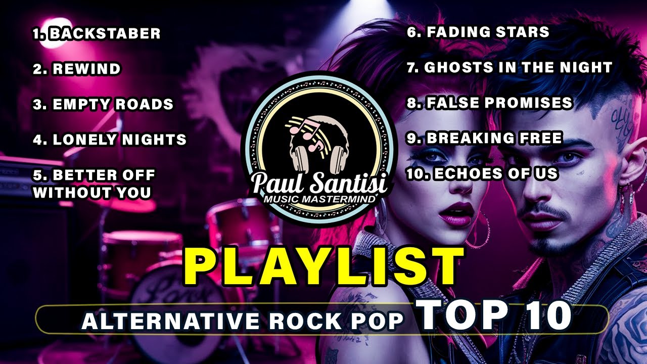Top 10 Playlist Pop Rock Music 2024 ♫ Pop Rock Music New ALT Rock Pop ...