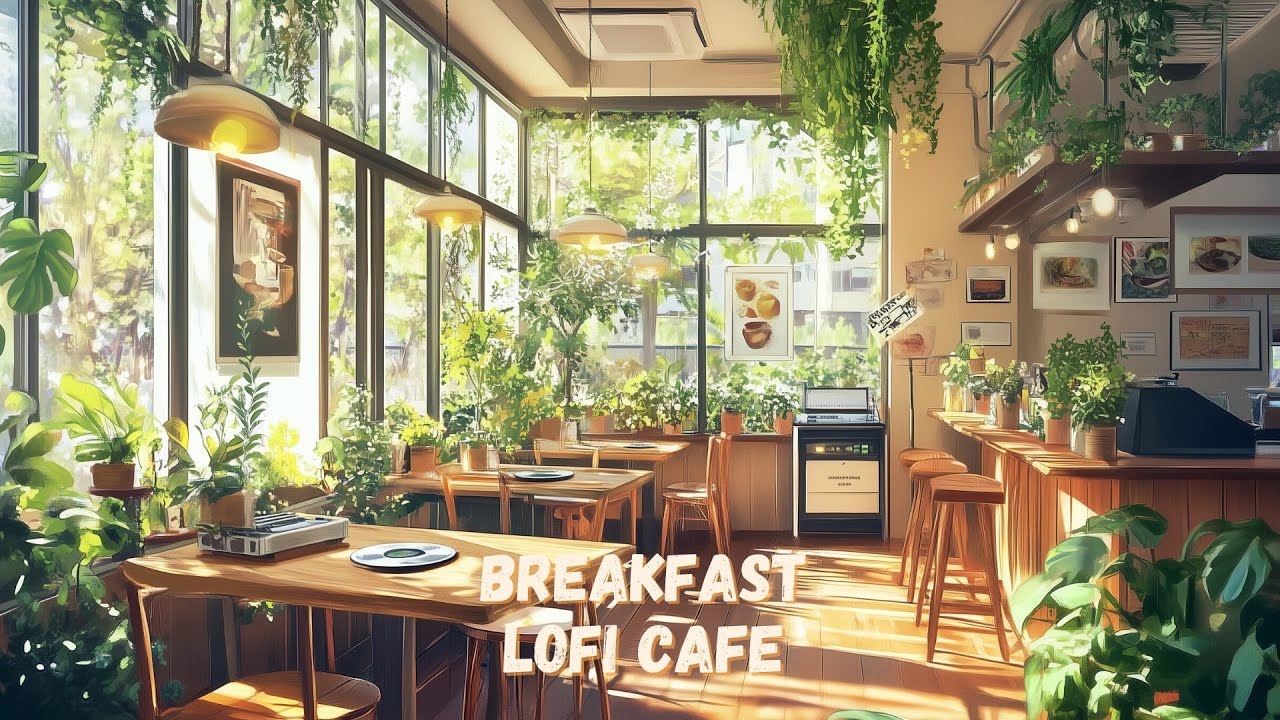 Chilled Lofi Cafe ☕☀️ Slow Morning Music To Relax, Chill & Sleep and ...