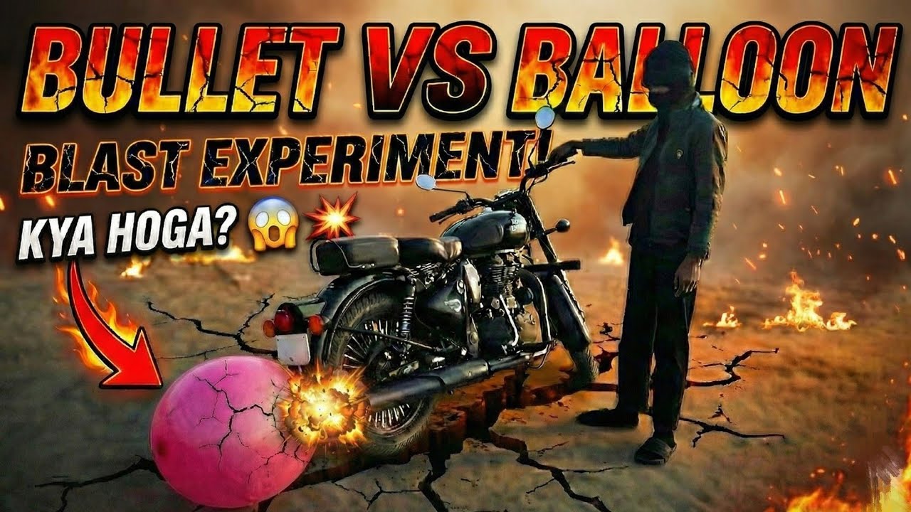 Bullet Silencer vs BIGGEST Balloon Blast Experiment! 😱 | क्या होगा? 🤯# ...