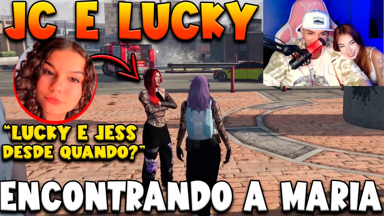 JC E LUCKY ENCONTRANDO A MARIA 🤣🔥🔥 #jcrp #luckyrp #mariarp #bkinho # ...