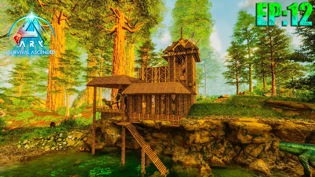 Building in one of the coolest ASA base locations - Ark Survival ...