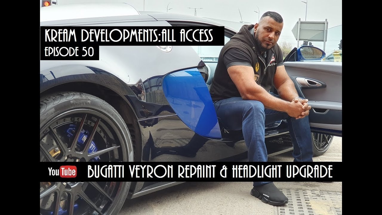 BUGATTI VEYRON REPAINT AND HEADLIGHT UPGRADE - Kream Developments:All ...