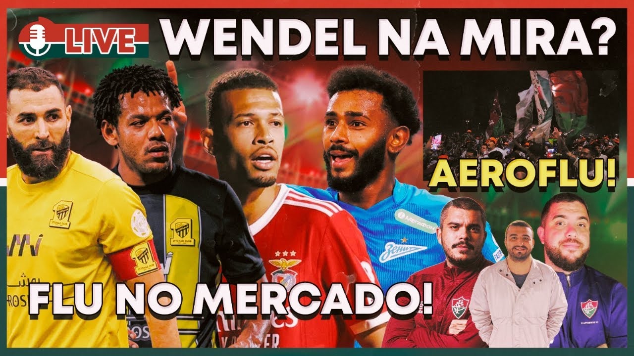 📰MERCADO AGITADO: JOÃO VICTOR E WENDEL NA MIRA DO FLU? | ️IMAGENS ...